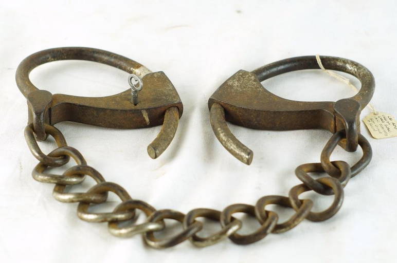 Historic Leg Irons Used On Dalton And Evans