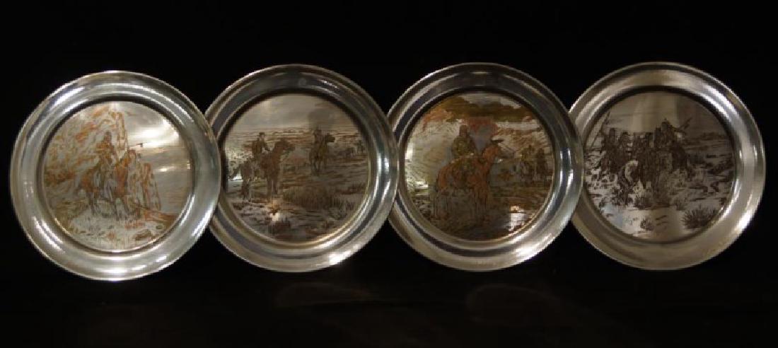 Charles M. Russell Etched And Colored Plates