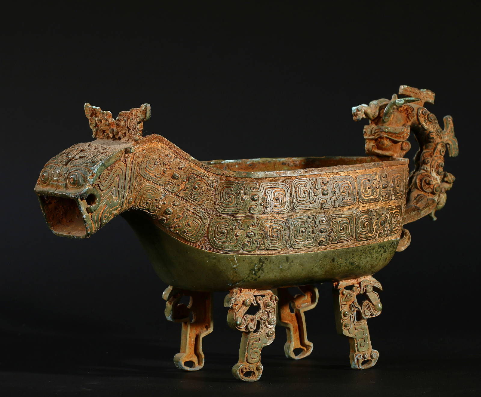 Before Or During The Ming Dynasty, The Kui Dragon Beast Head (warring ...