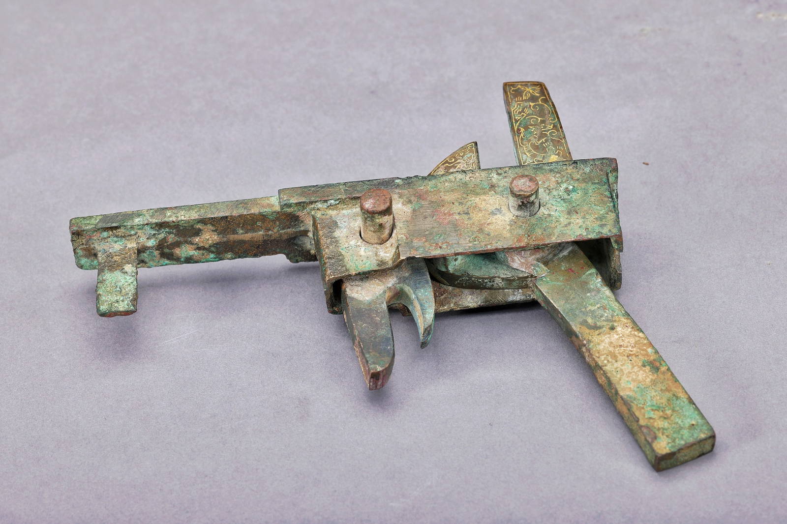 A Bronze Engraved Crossbow Mechanism With Avian And Animal Motifs, Han ...