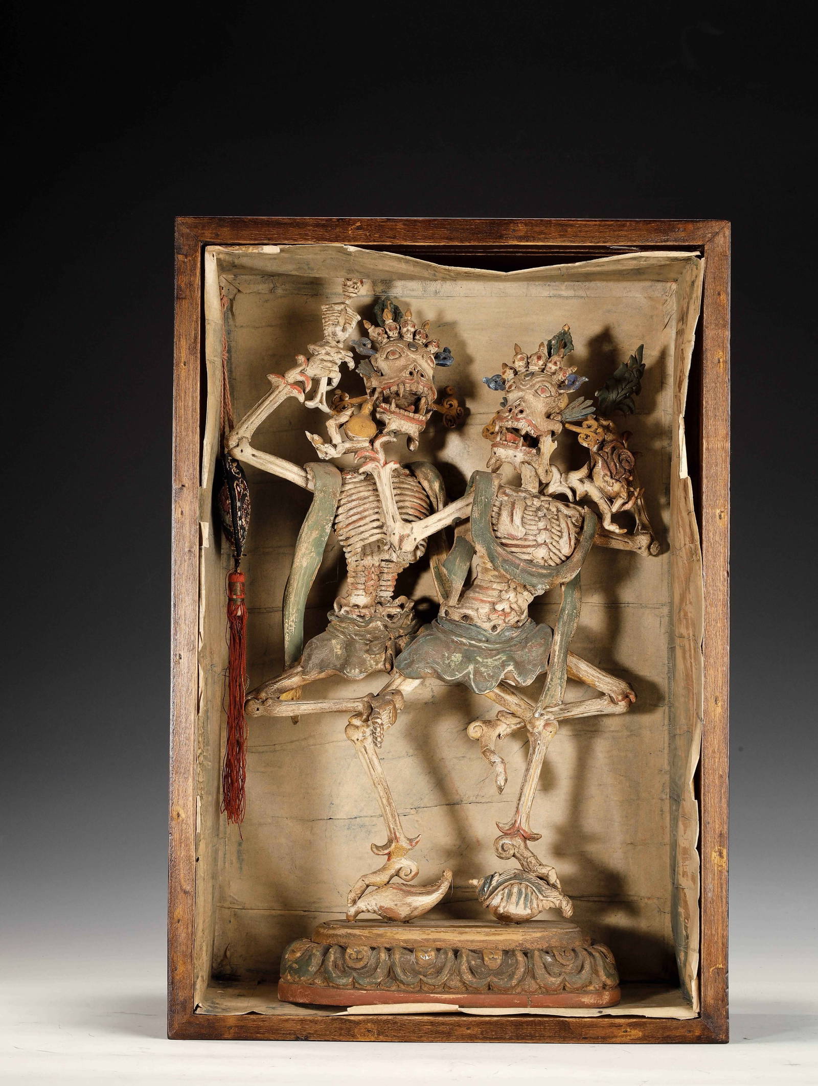 Ancient Skeleton Buddha Auction