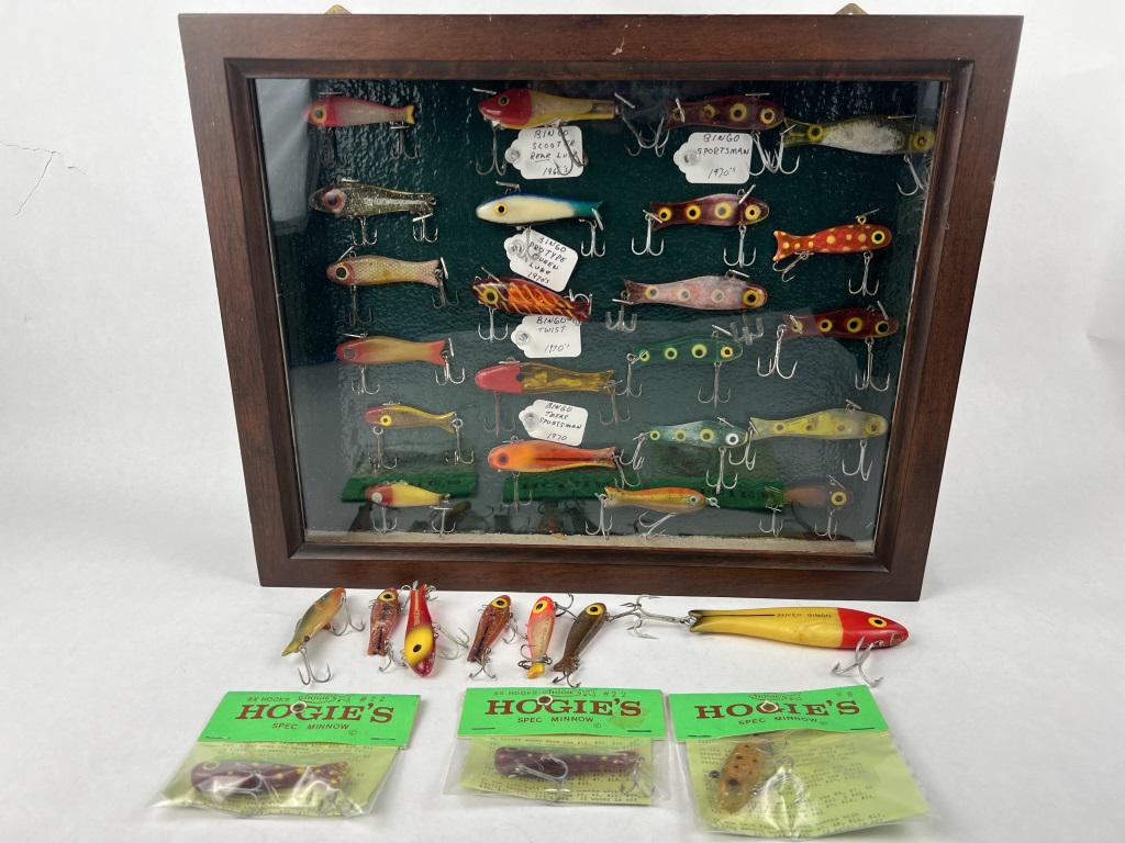 Bingo Lure Collection In Shadow Box