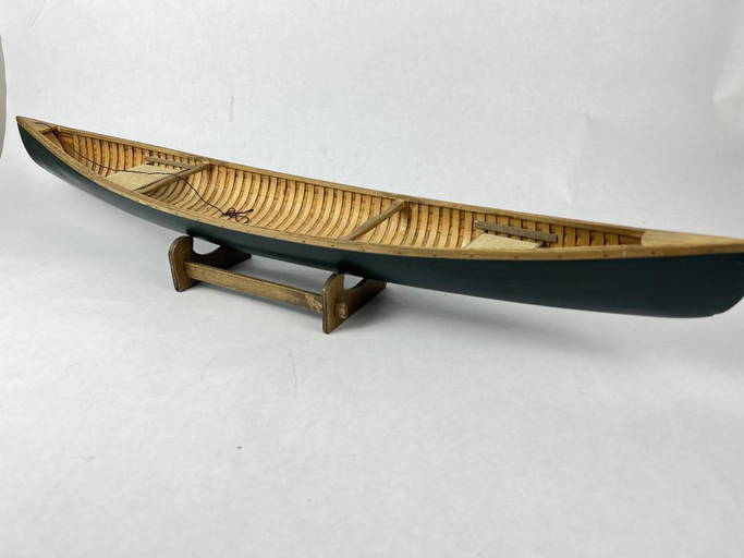 Handmade Miniature Canoe