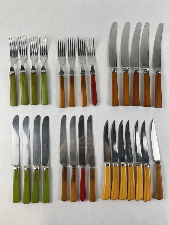 Bakelite Handle Flatware Auction