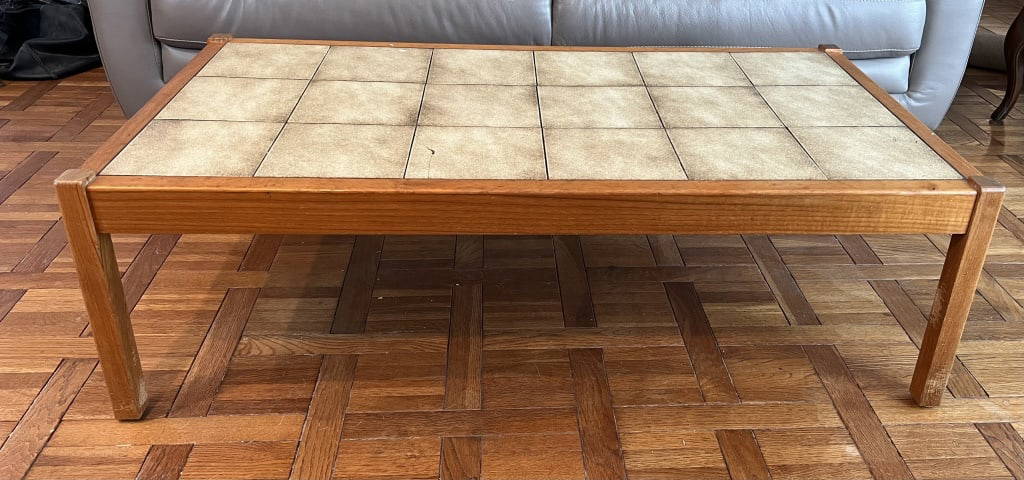 Gangso Mobler Denmark Tile Top Coffee Table Auction