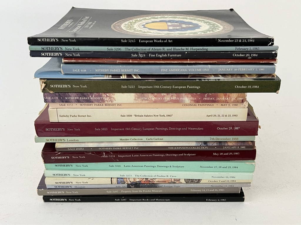 (20) Sothebys Auction Catalogs Auction