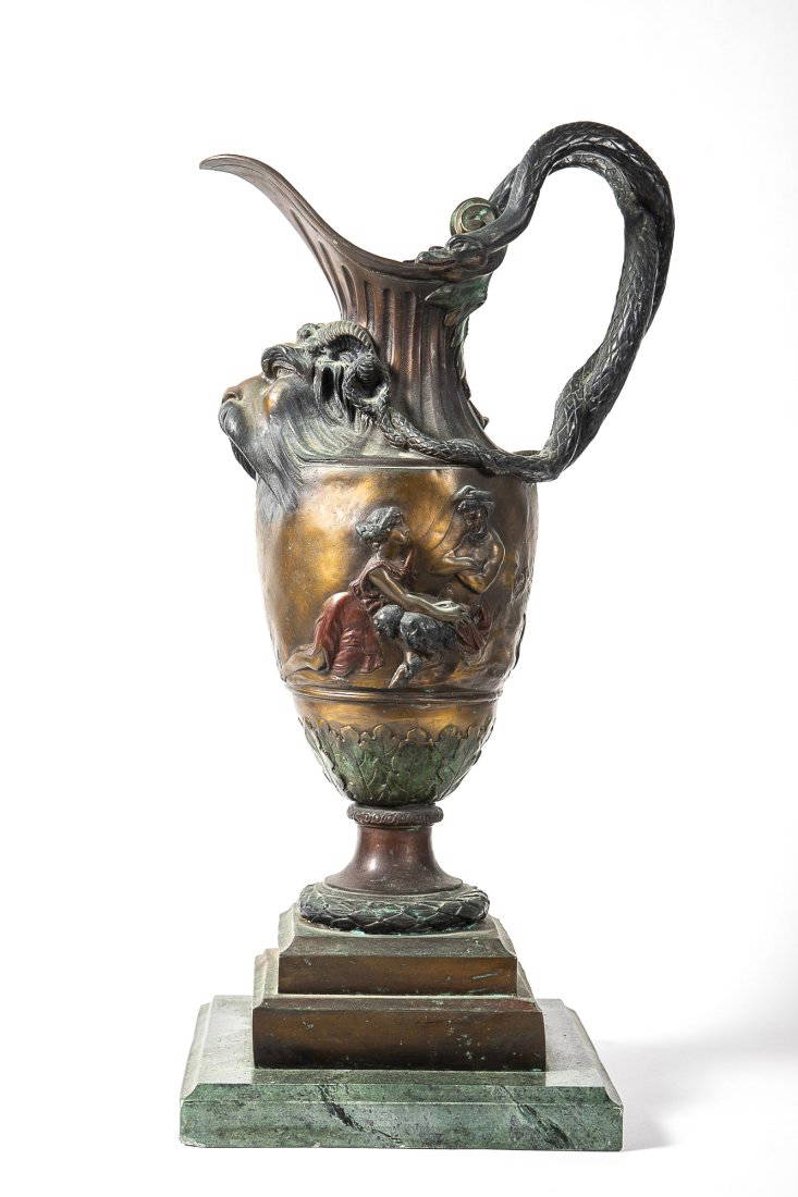 An Impressive And Large Bronze Vase, Based On Claude Michel Clodion, A ...