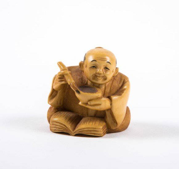 Antique Chinese Netsuke, Early 20th Century, Made Of A Carved White ...