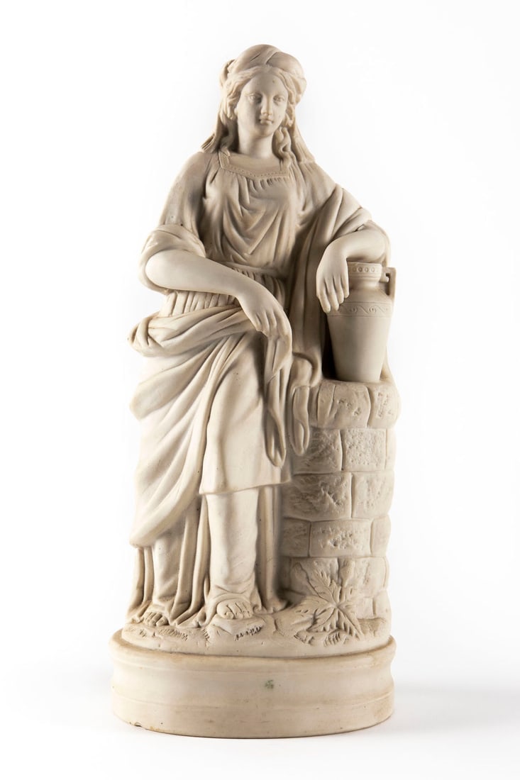 A Victorian Statue Of Seated Woman, England, Second Half Of The 19th ...