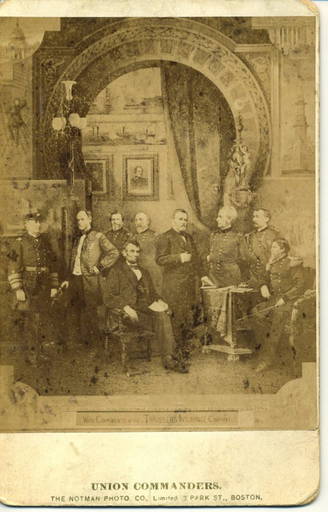 Union Commanders [lincoln] Original Photo U