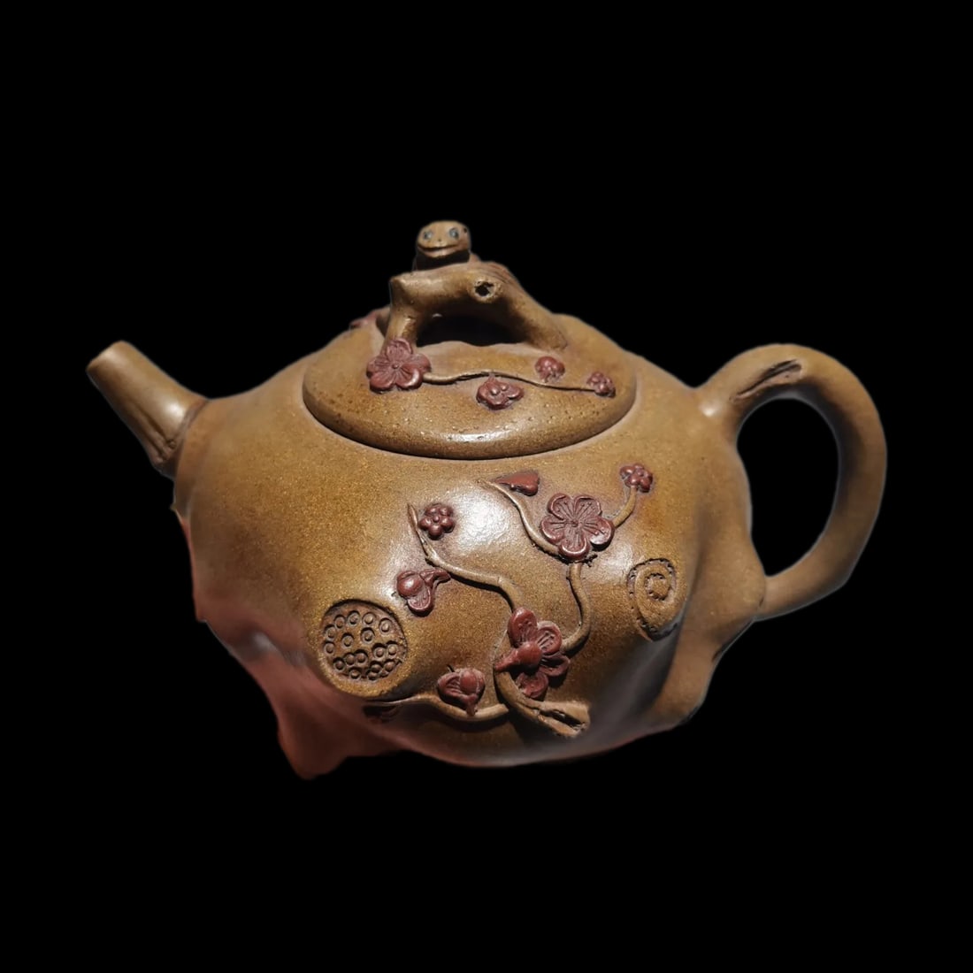 Chinese Art Pottery Teapot Flagon Kettle Clay Mud Auction