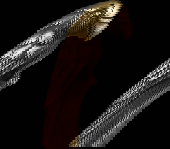 Vintage Style Brass Bird Cane Handle Stick Head