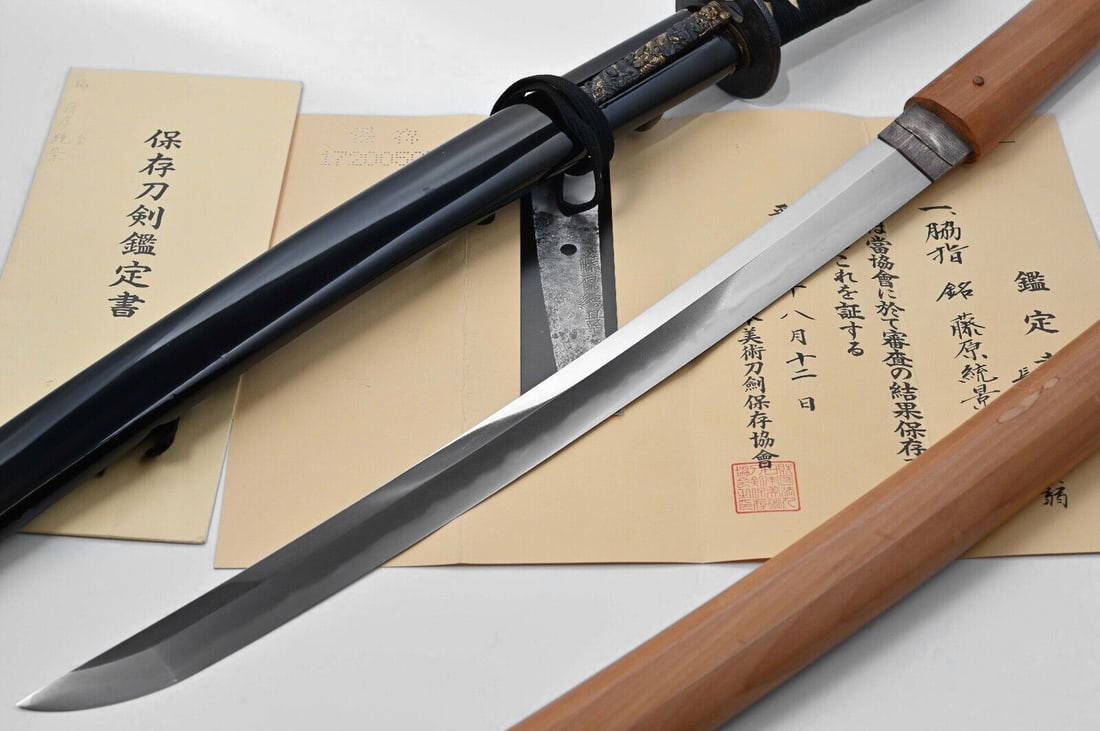 Antique Japanese Weapon Wakizashi Sword Edo Era Auction