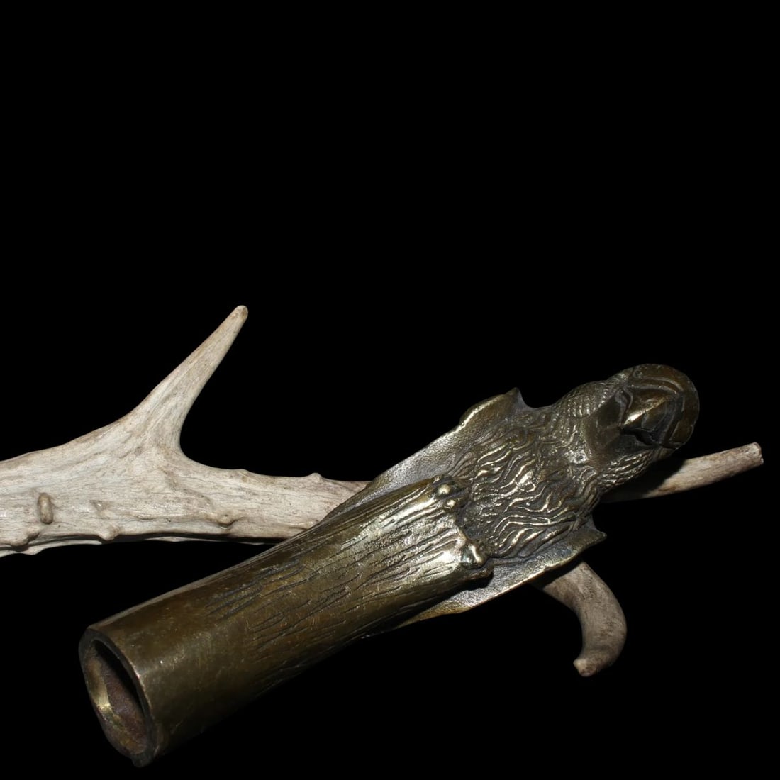 Buy Ancient Copper Eagle Walking Stick Cane Handle | Li Tingting In ...