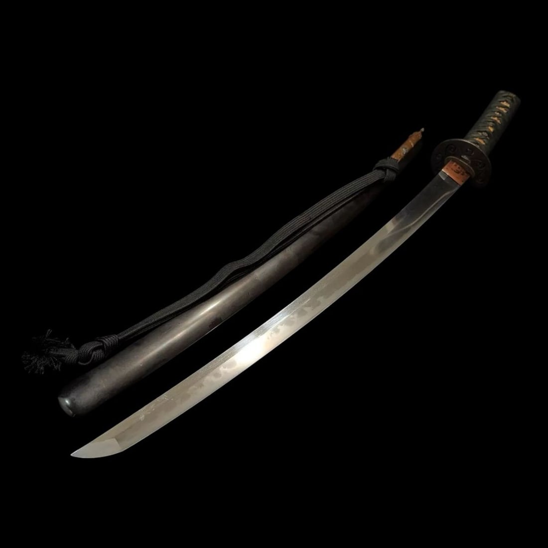 Old Japanese Sword Samurai Weaponry Katana Blade Auction