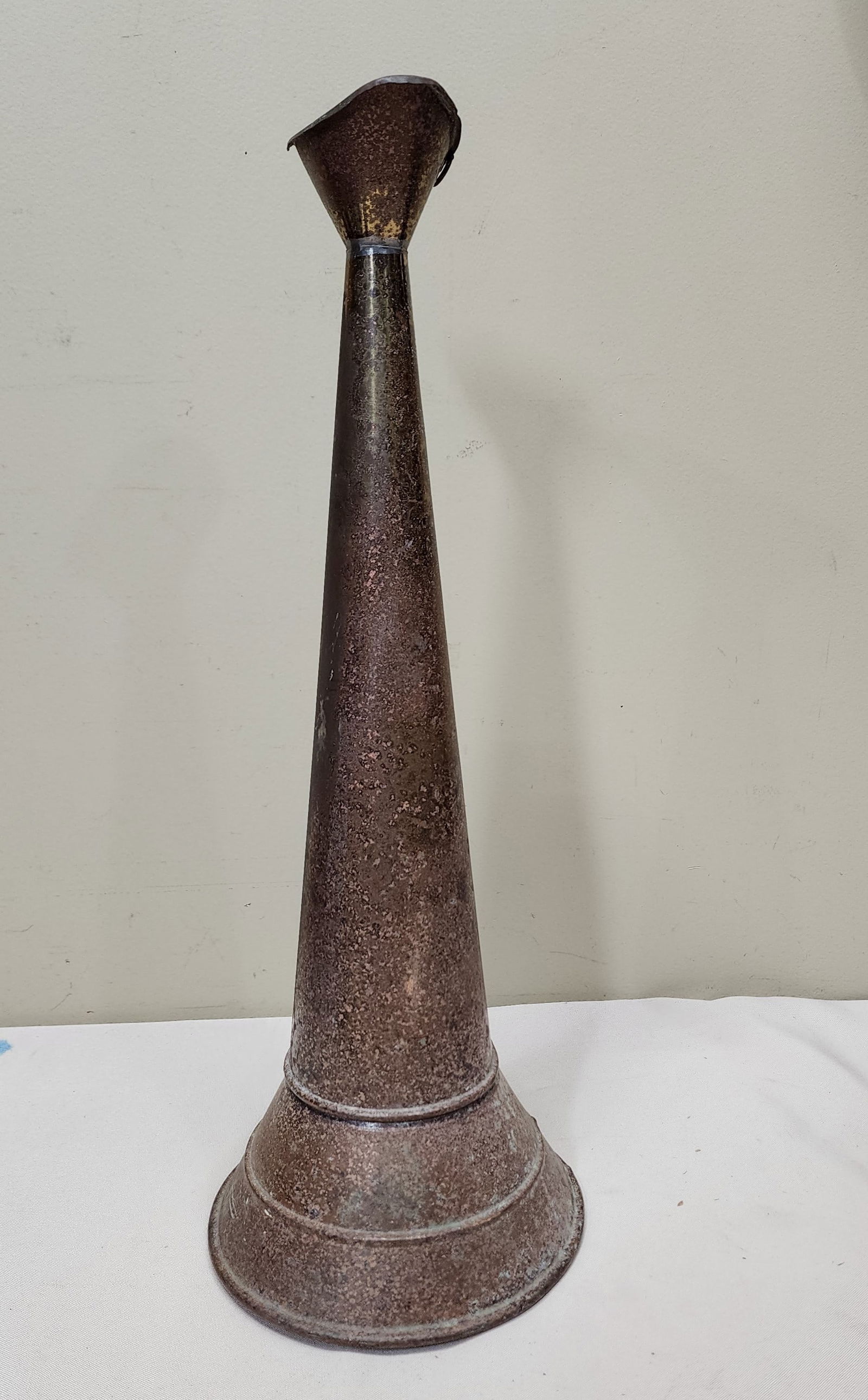 Early Brass Fire Department Speaking Trumpet Auction