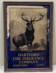 Insurance Sign, Hartford Fire Insurance