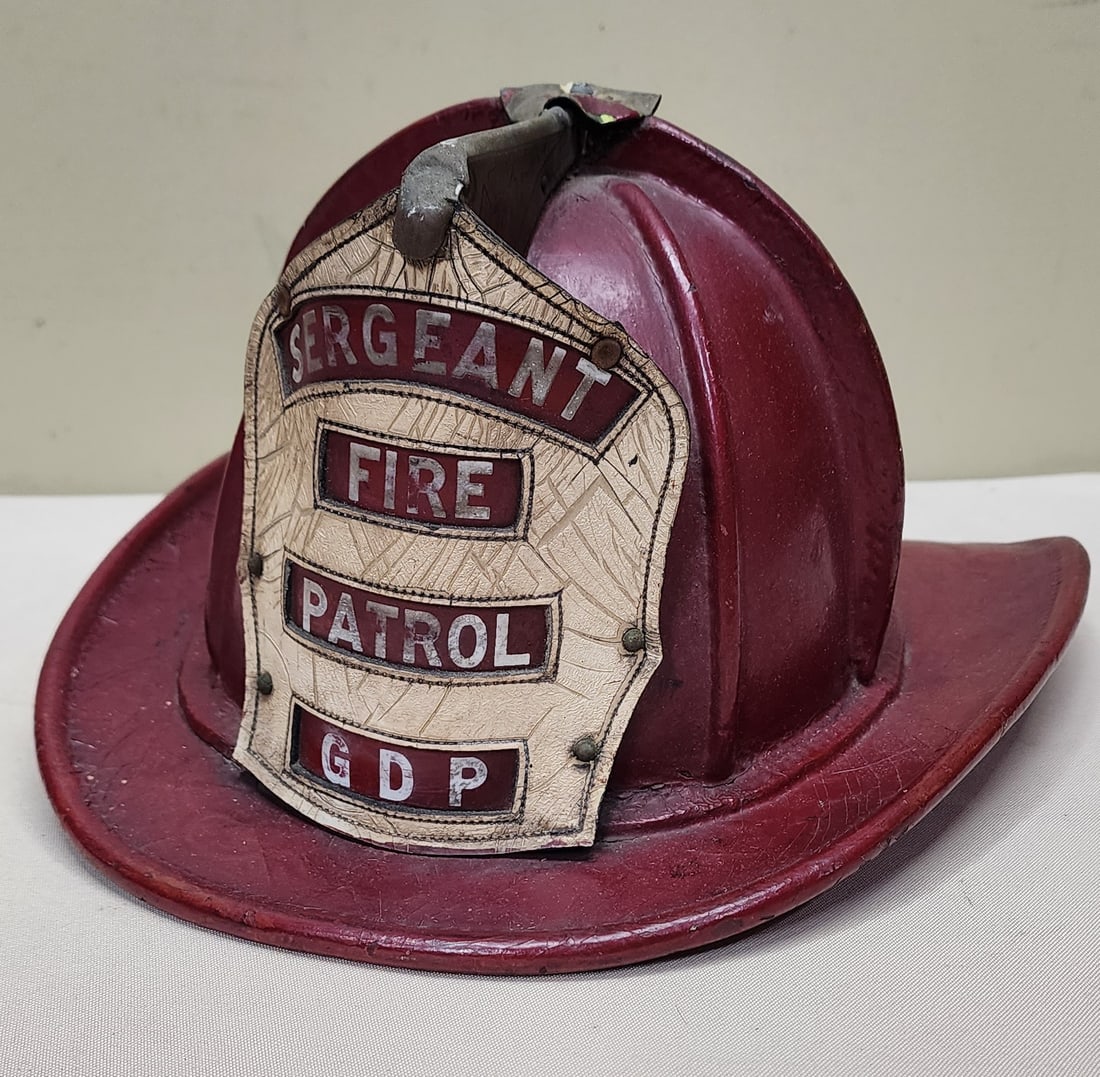 New York Fire Patrol Leather Fire Helmet Auction