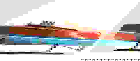 Dixie Ii Personalized Plaque Wooden Speedboat Model Auction