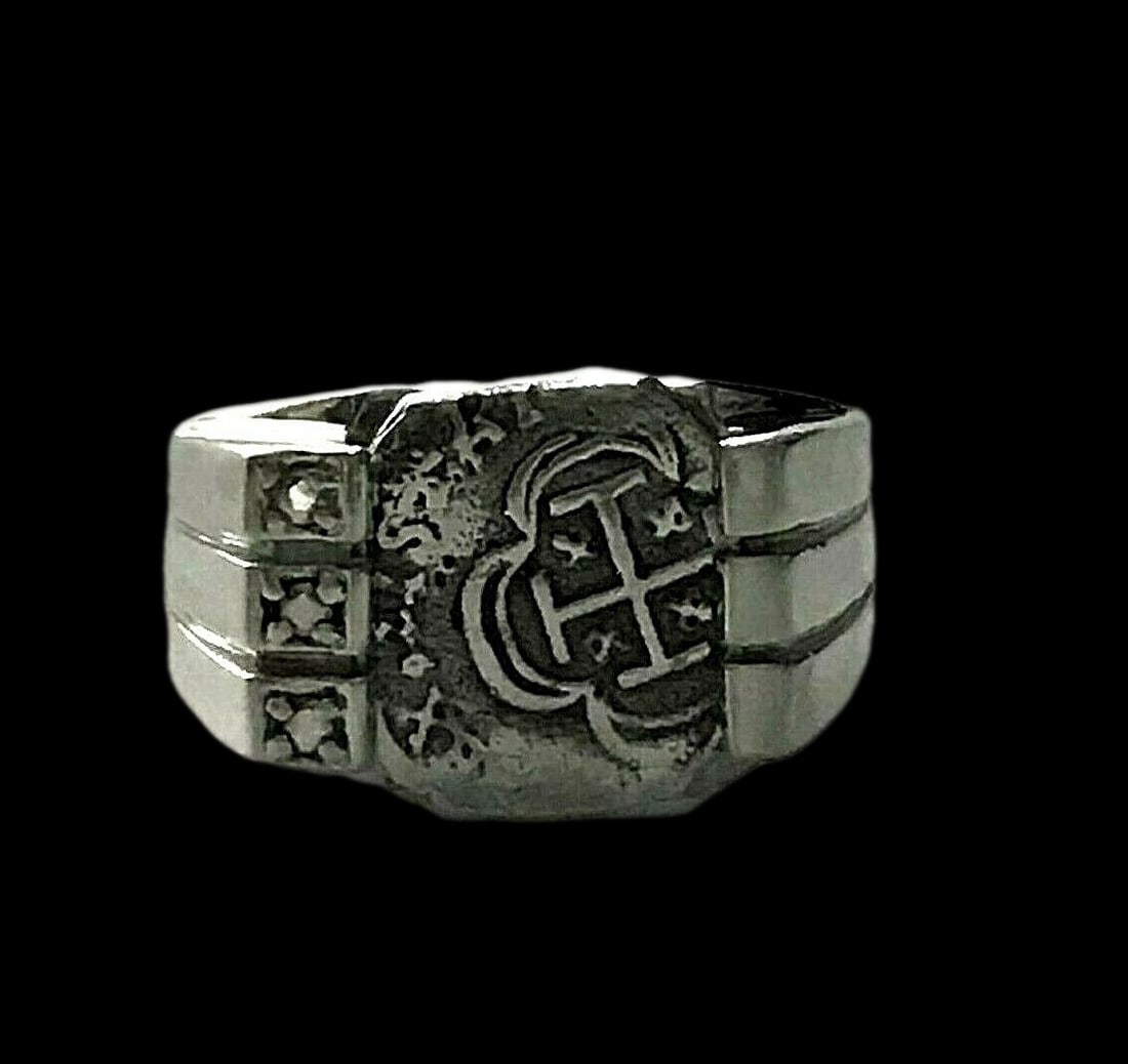 Atocha Sunken Shipwreck Sterling Silver Coin Ring Auction