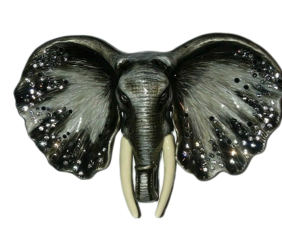 Jay Strongwater Jungle Elephant Dish Trinket Tray Auction