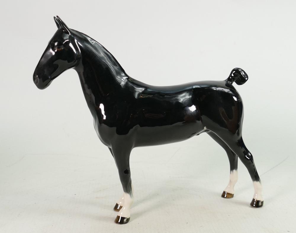 Beswick Black Hackney Horse Model 1361: