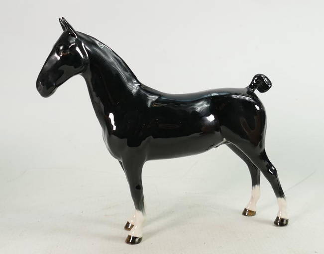 Beswick Black Hackney Horse Model 1361: