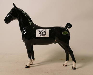 Beswick Black Hackney Horse Model 1361: