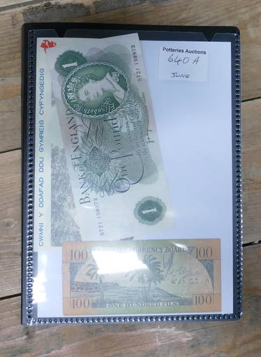 Collection of UK and world banknotes: Includes 5 x Welsh black Sheep ...