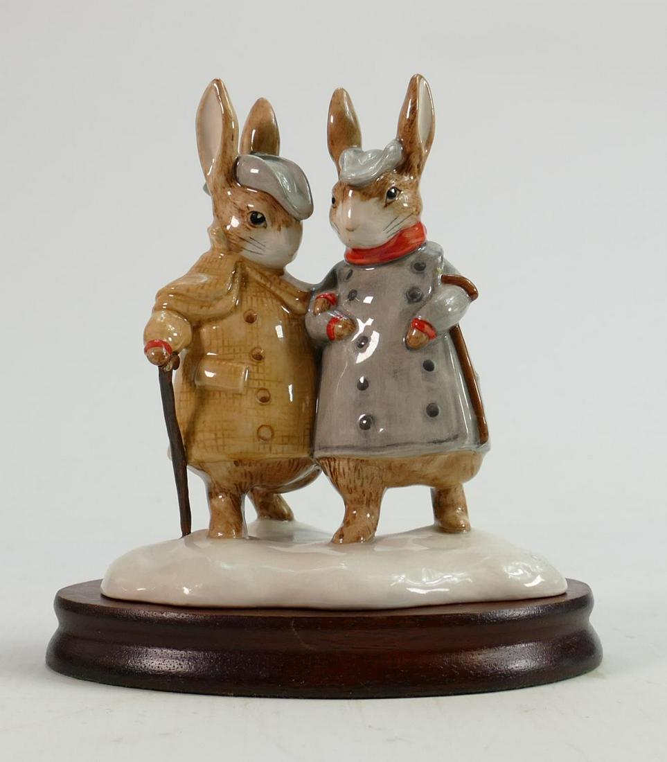 Beswick Beatrix Potter Tableau Figure Two Gentleman Rabbits: Limited ...