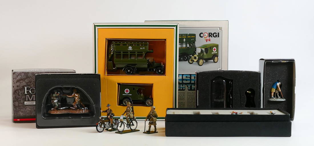 A Collection Of Corgi British Toy Soldier Company & Rank & File Branded ...