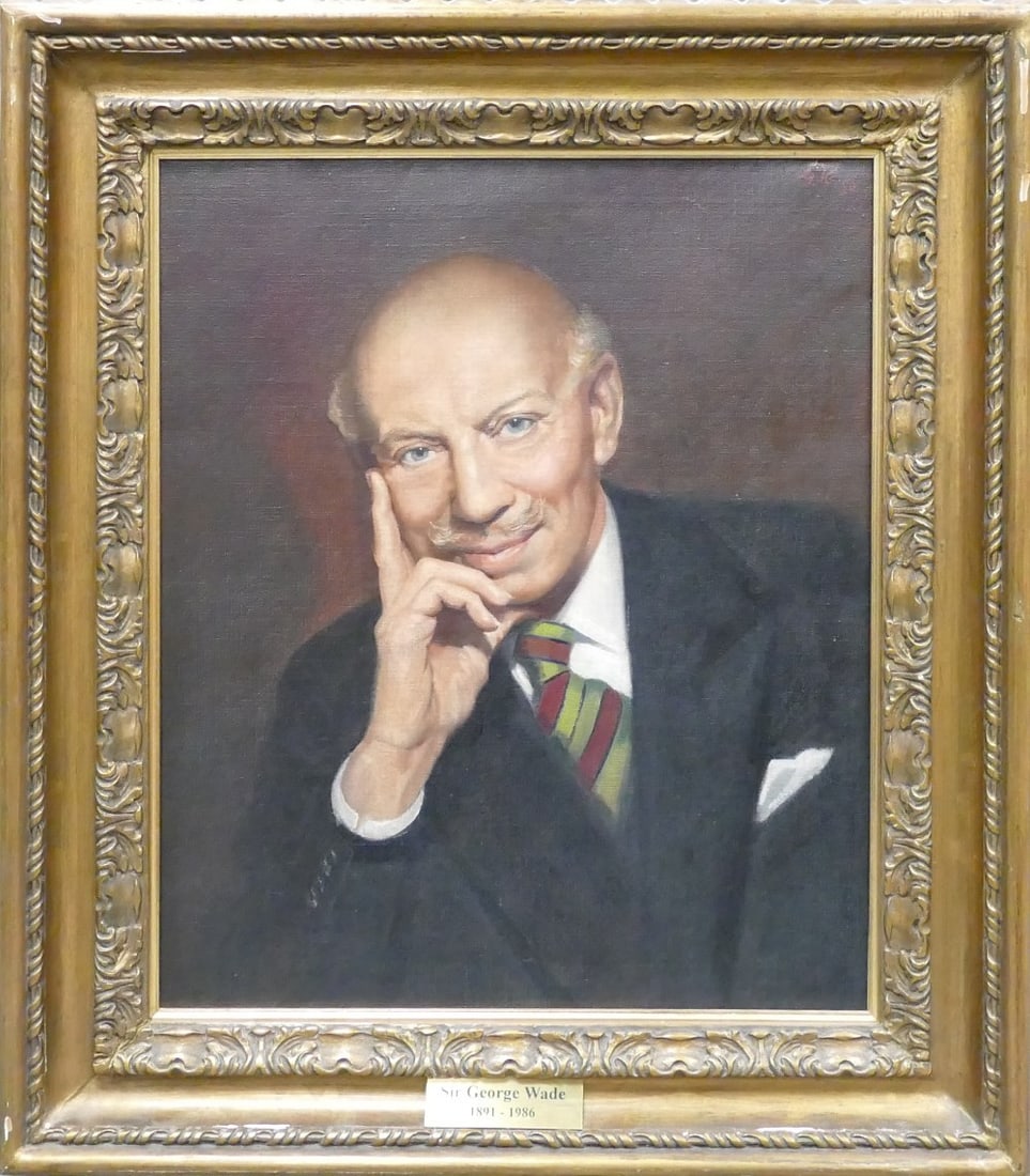 Oil On Canvas Of Sir George Wade 1891- 1986, Signature G.r & Dated 1956 ...