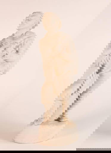 Rare W.h. Goss Parian Large Figure Of A Chimney Sweep, H. 31cm.