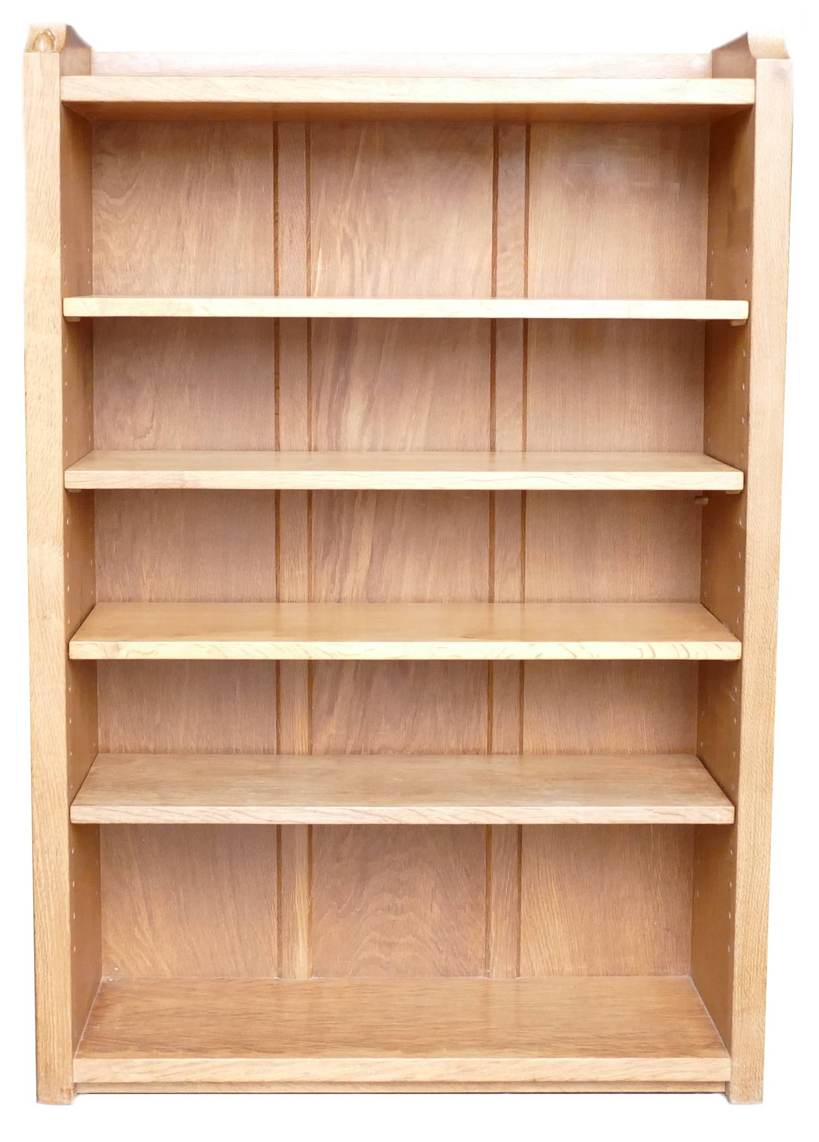 Robert 'mouseman' Thompson (kilburn), An English Oak 4ft Open Bookcase ...