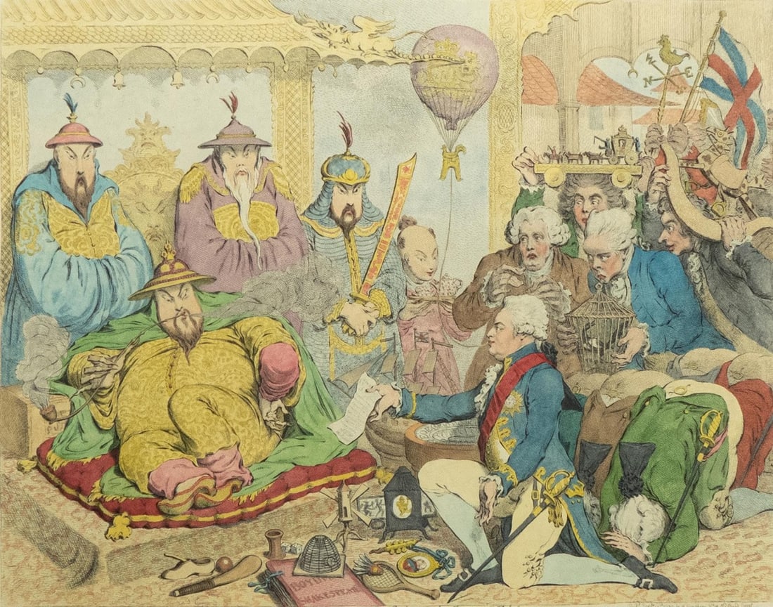 Reception Of The Diplomatique And His Suite At Court Of Pekin. James ...