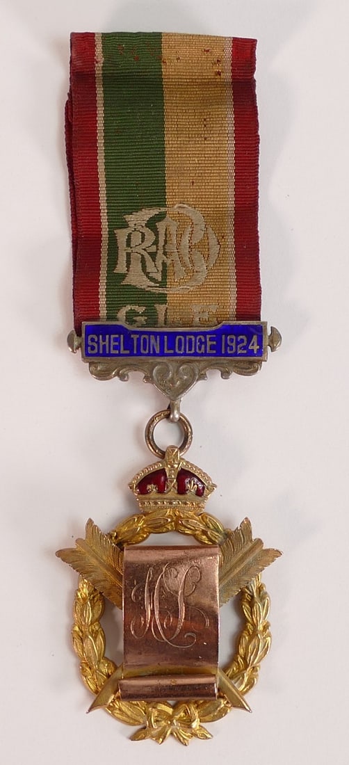 Raob (royal Antediluvian Order Of Buffaloes) Heavy 9ct Gold Hallmarked ...