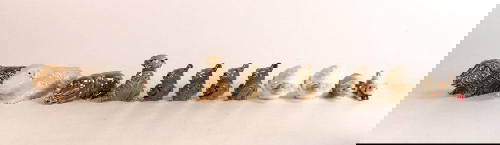 Wade Collection Of Animals Including Comical Rabbit With Hand Written ...