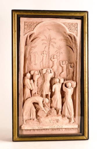 George Tinworth For Doulton Lambeth, A Terracotta Relief Plaque "at The ...