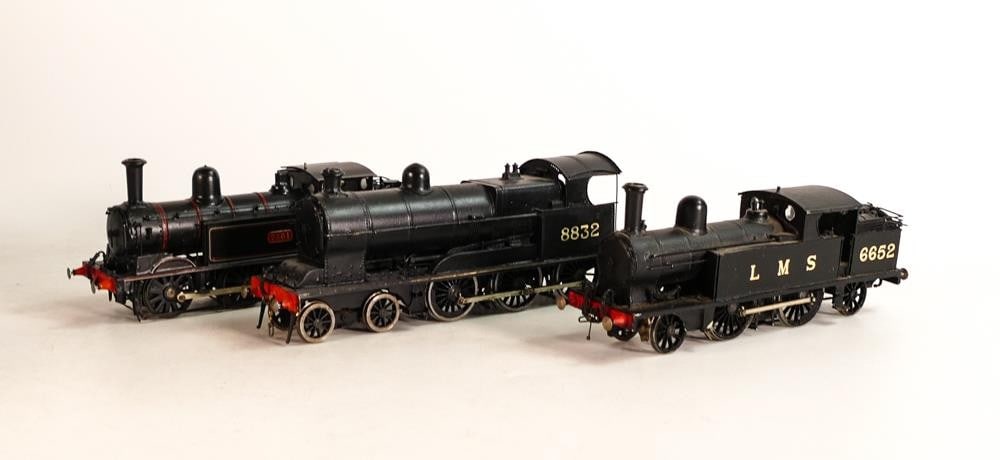 Three Brass Ho Gauge Modelist Made Brass Model Railway Engines ...