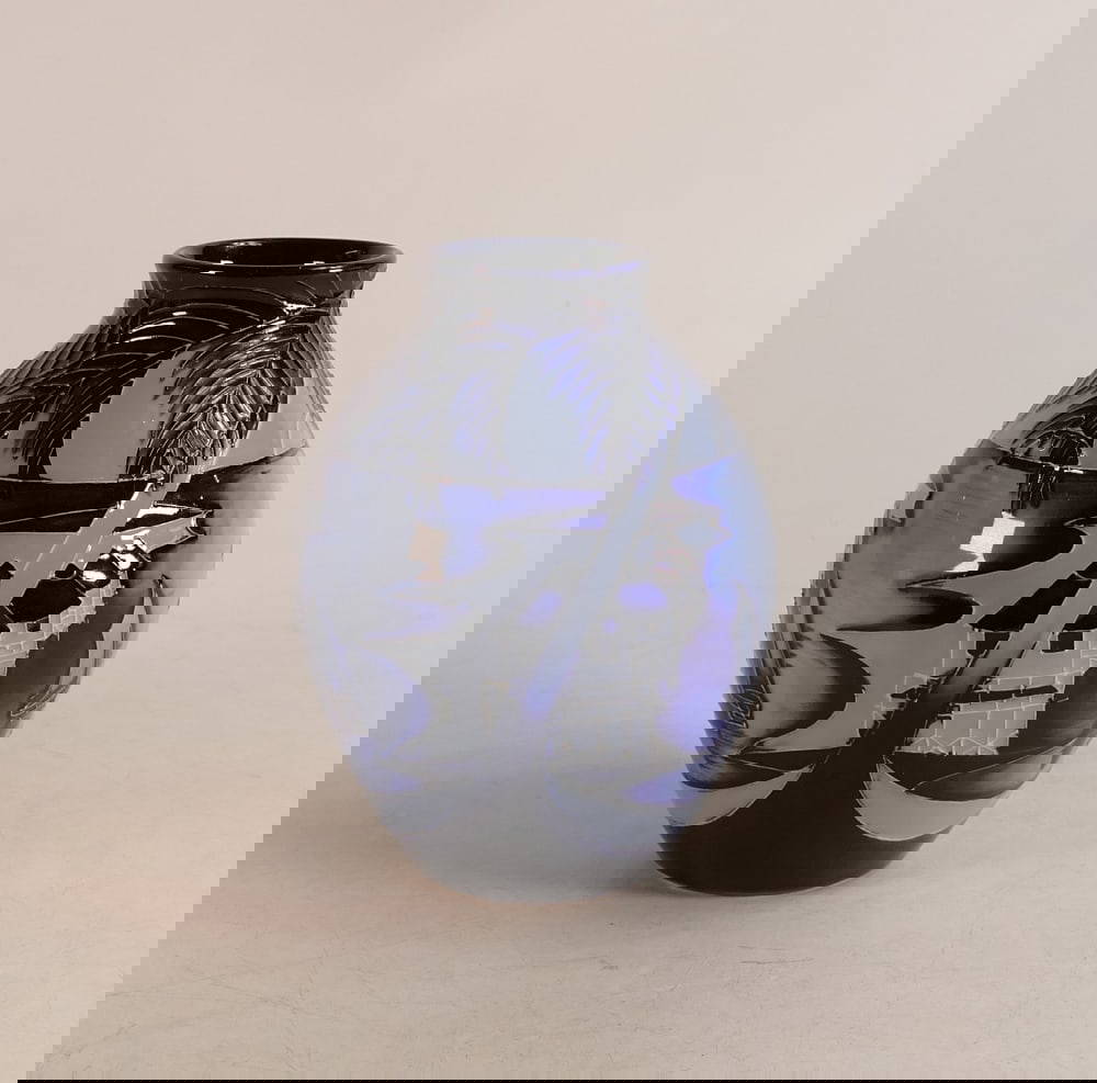 Moorcroft Blue Lagoon Vase, By Paul Hilditch, Red Dot Seconds, Height ...