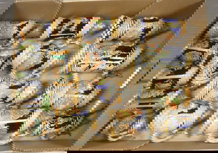 A Selection Of Decorative German Beer Steins Of Various Sizes, With ...