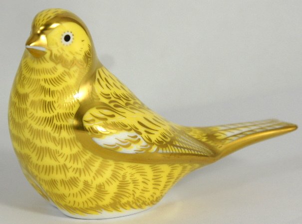 Royal Crown Derby paperpweight Canary