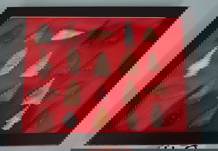 (20) New Mexico & West Texas Authentic Arrowheads Artifacts