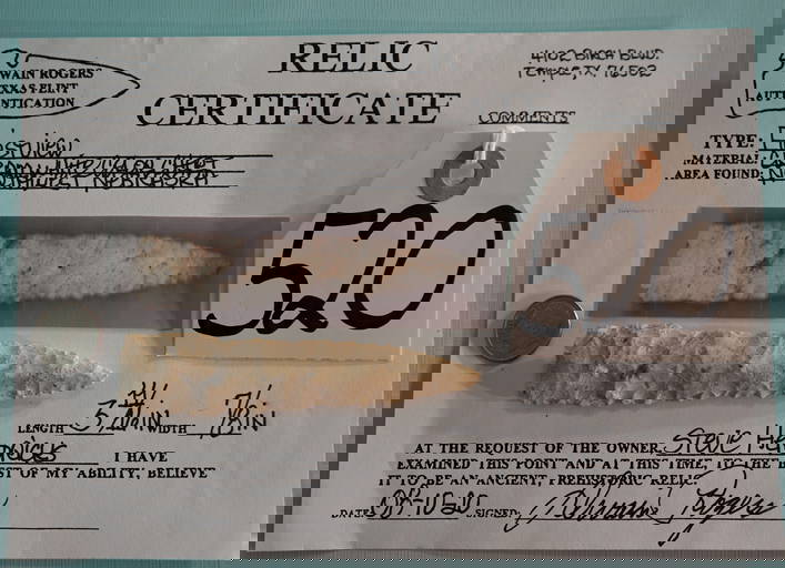 Rare Firstview Paleo Point Authentic Arrowhead Indian Artifact