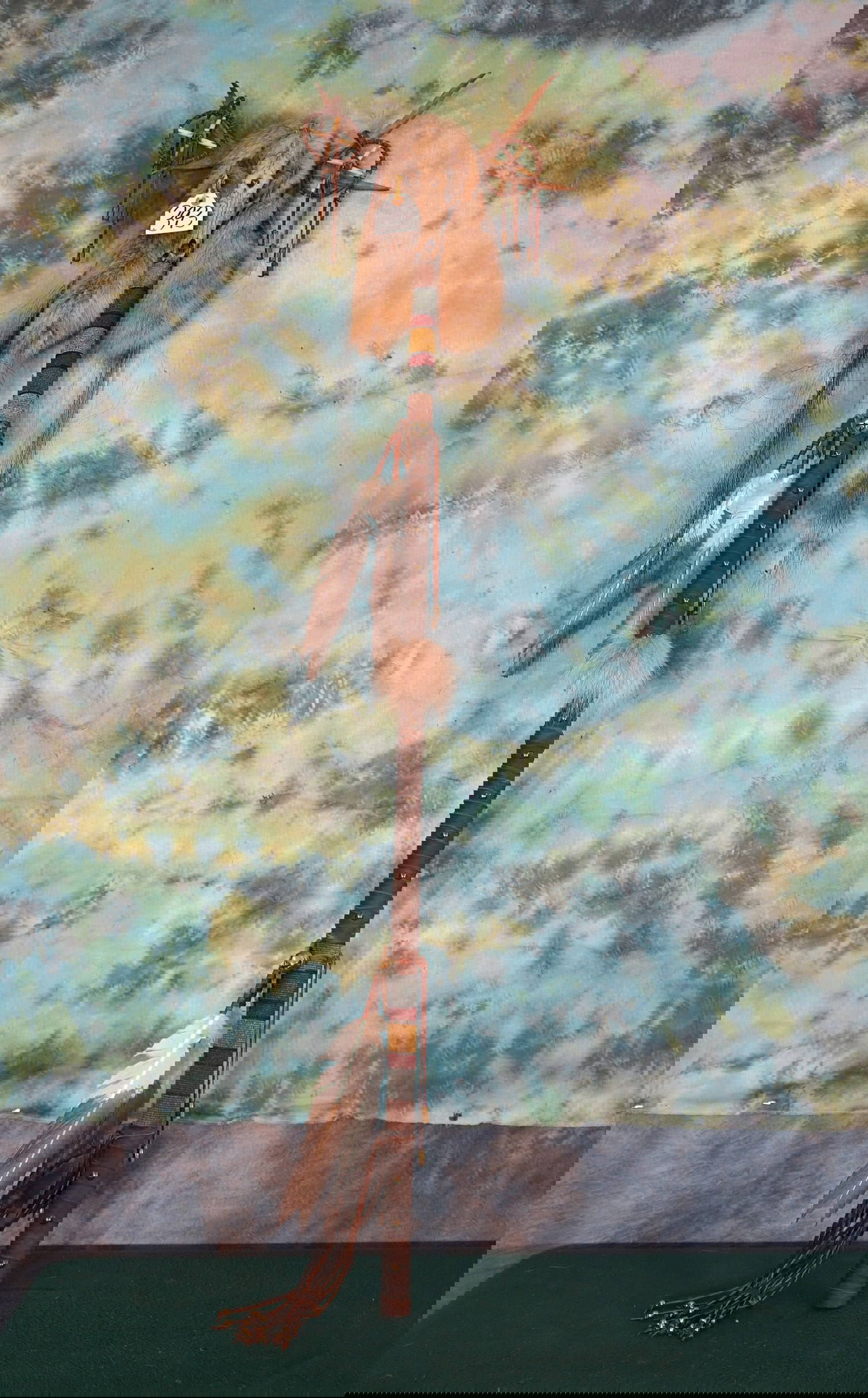 Native American Ceremonial Dancing Stick Auction