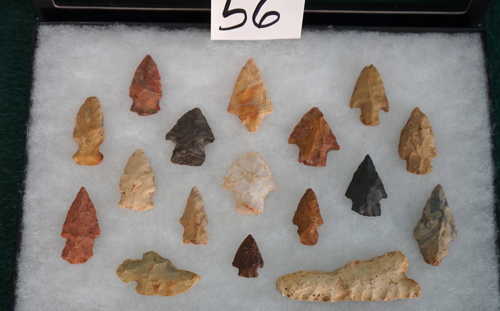 17 Authentic Woodland Archaic Native American Arrowheads And Spear ...