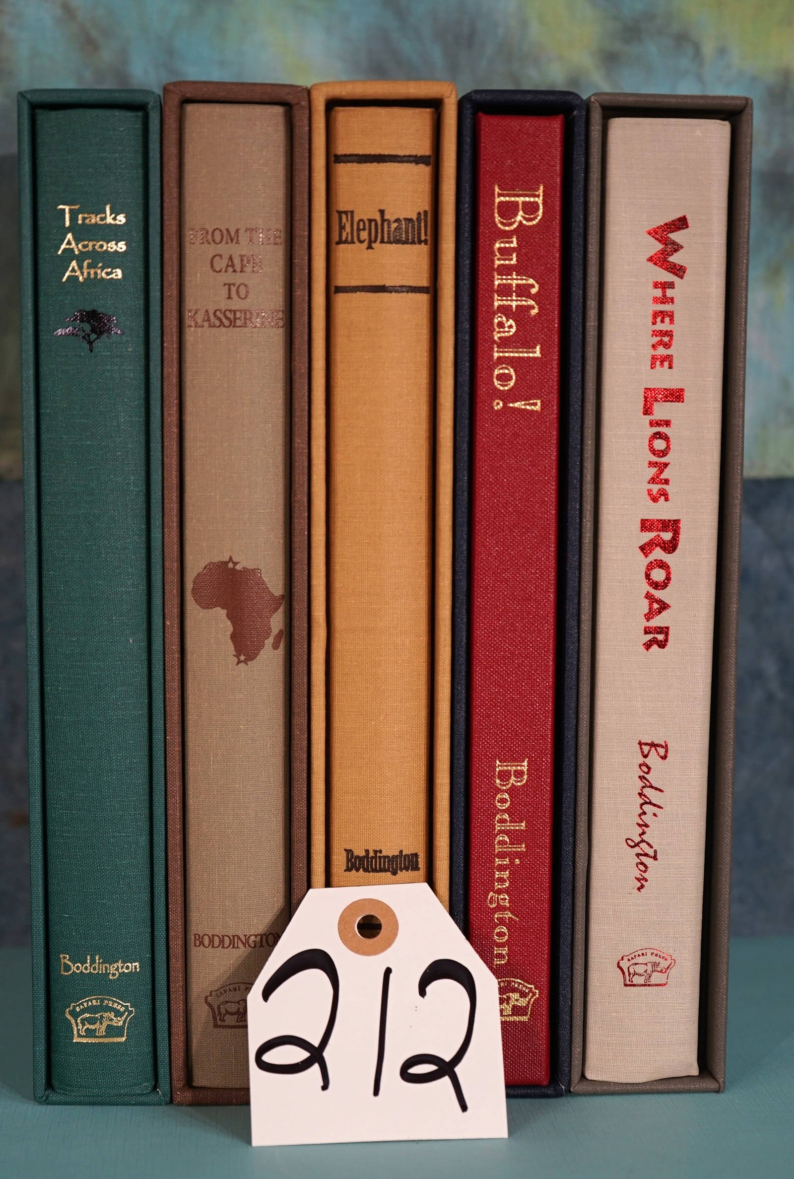 (5) Mint Condition Books On Hunting African Big Game By Craig ...