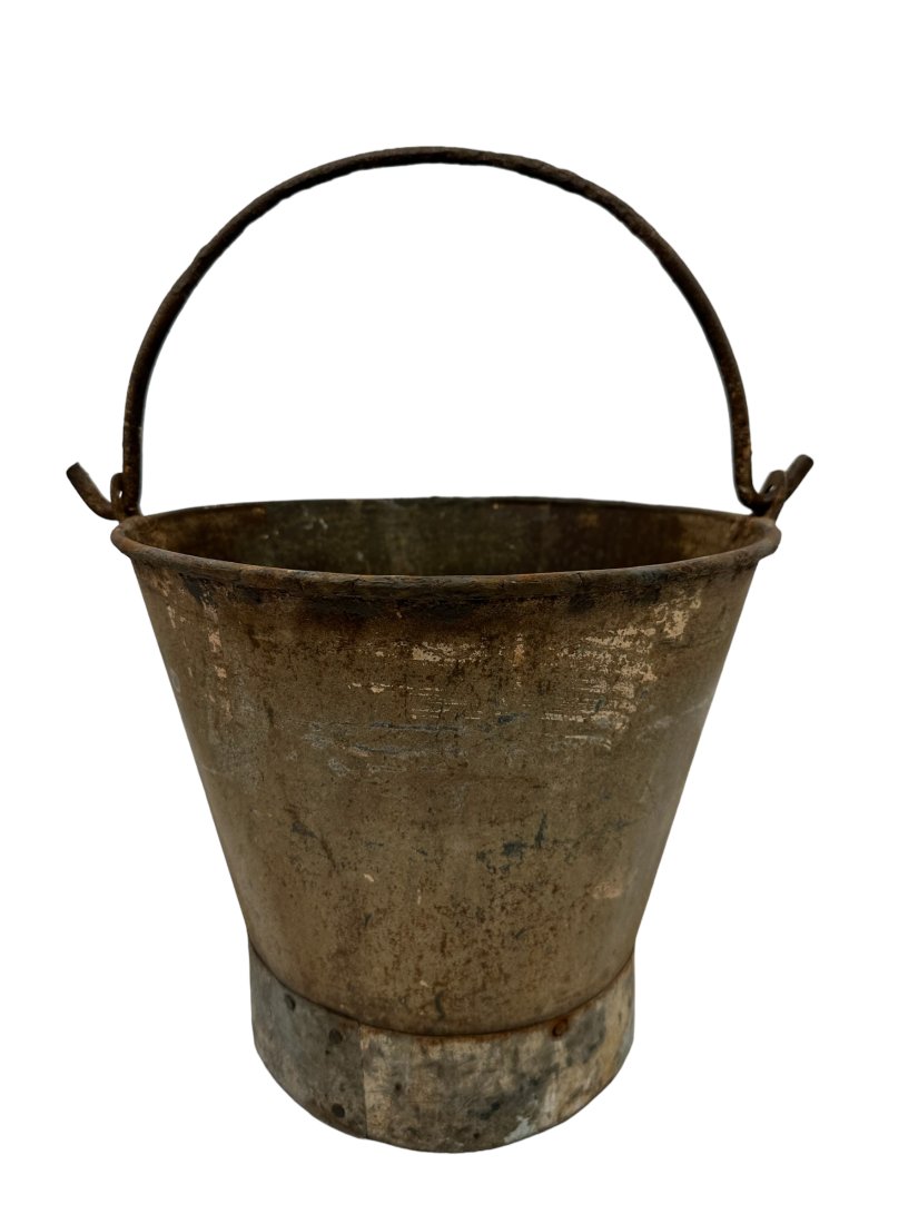 Large Metal Bucket With Handle