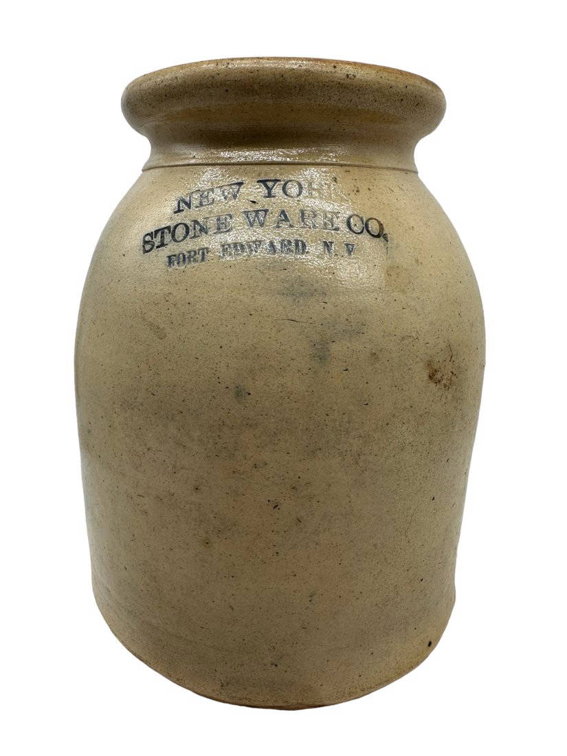 New York Stoneware Co Fort Edward N.y. Stoneware Crock Auction
