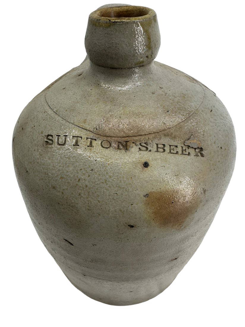 Sutton's Beer Stoneware Pottery Jug Auction